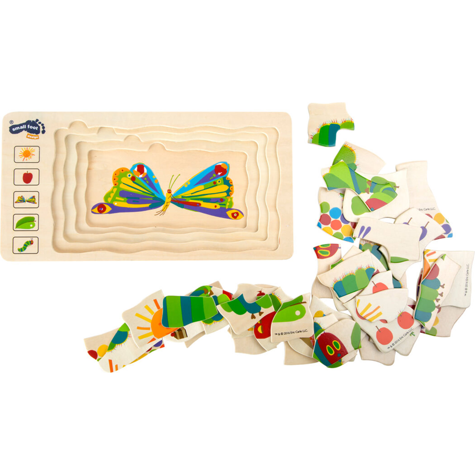 The Very Hungry Caterpillar Layer Puzzle - The Panda Jack