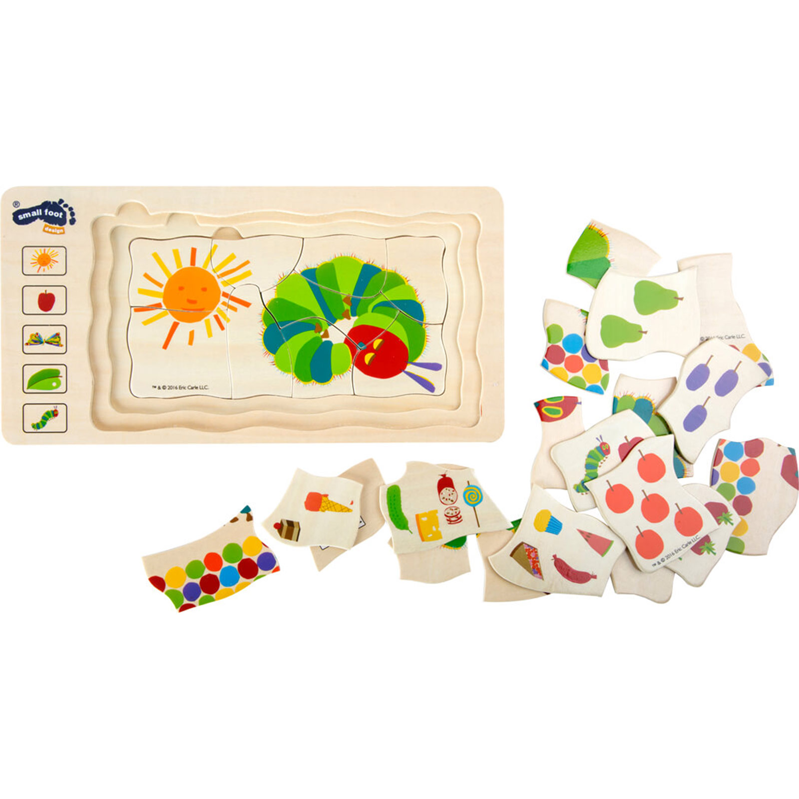The Very Hungry Caterpillar Layer Puzzle - The Panda Jack