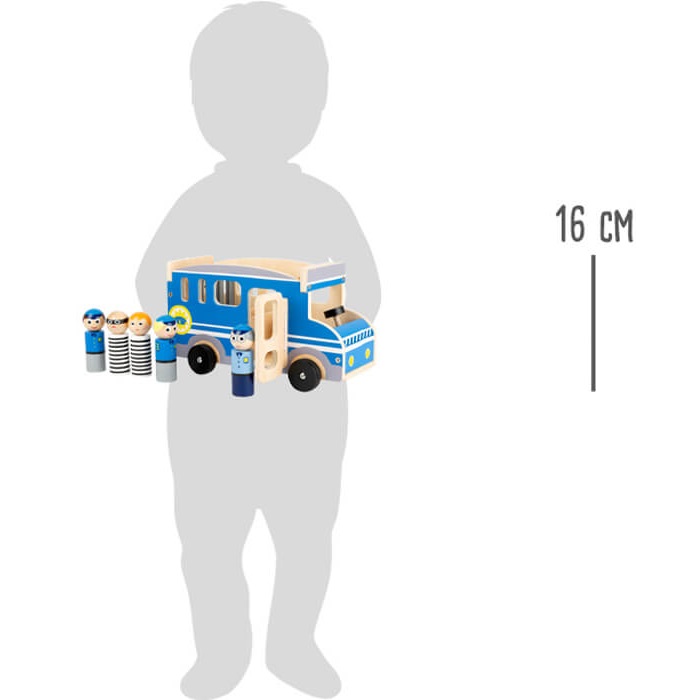 XL Toy Police Bus - The Panda Jack